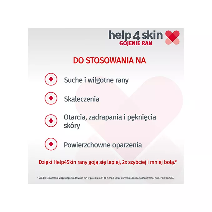 Help4skin - gojenie ran, żel hydrokoloidowy przyspieszający gojenie, 20 ...