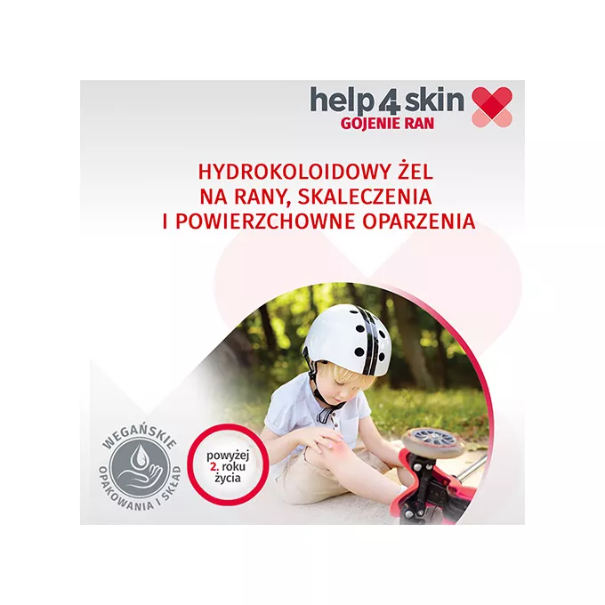 Help4skin - gojenie ran, żel hydrokoloidowy przyspieszający gojenie, 20 ...