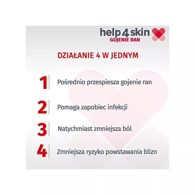 Help4skin - gojenie ran, żel hydrokoloidowy przyspieszający gojenie, 20 ...