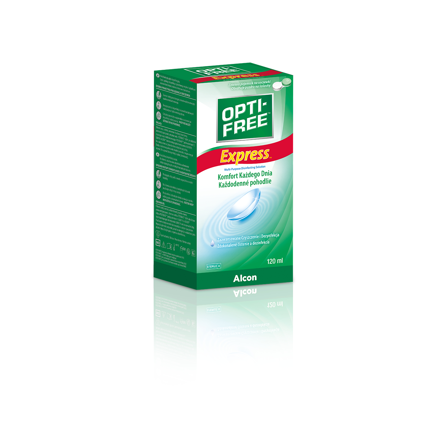 Opti-free Express - Płyn do soczewek, 120 ml – opinie, skład i cena ️ ...