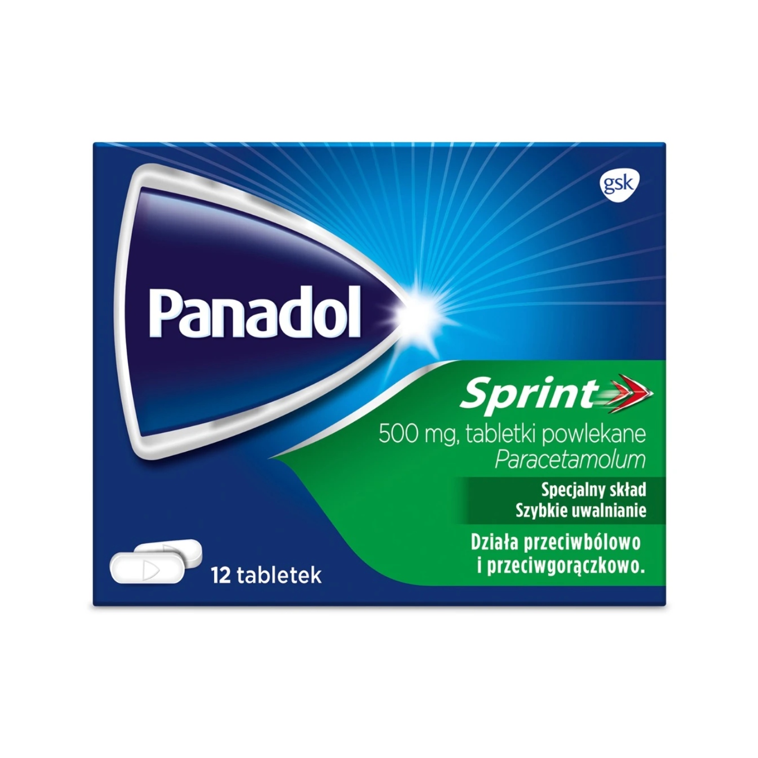 Panadol Sprint 0,5 g, 12 tabletek – opinie, skład i cena ️| Apteka Nowa ...