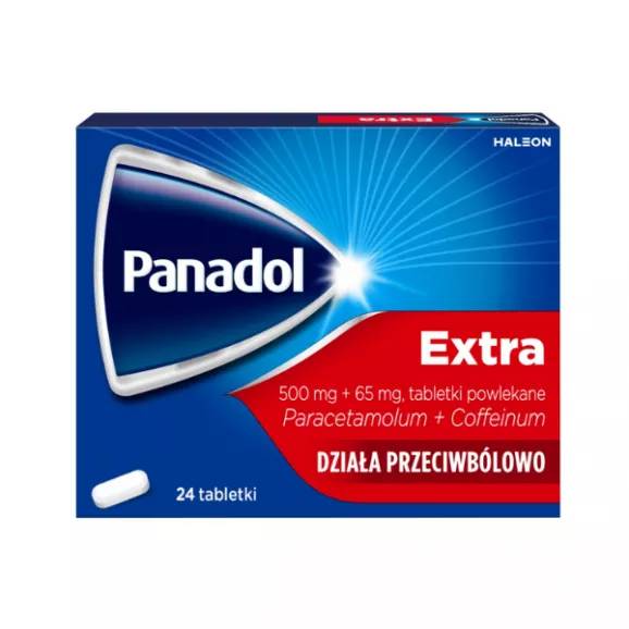 Panadol Extra 500 mg + 65 mg, 24 tabletki – opinie, skład i cena ️ ...