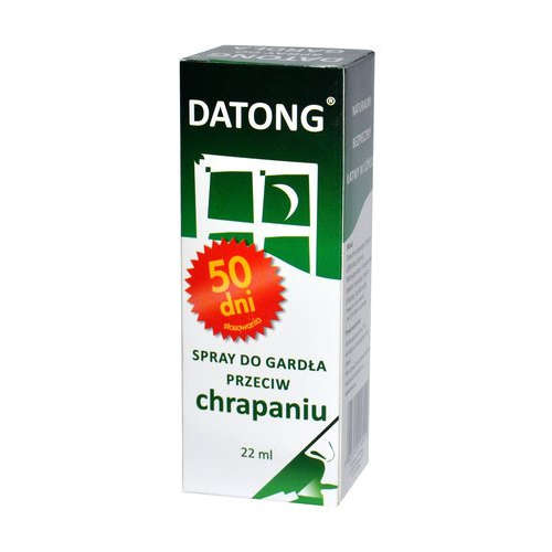 DATONG - spray do gardła przeciw chrapaniu, 22 ml – opinie, skład i ...