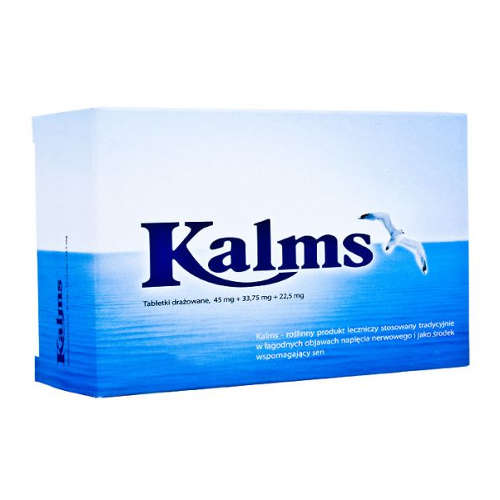 Kalms 45 mg + 33,75 mg + 22,5 mg, 40 tabletek – opinie, skład i cena ️ ...