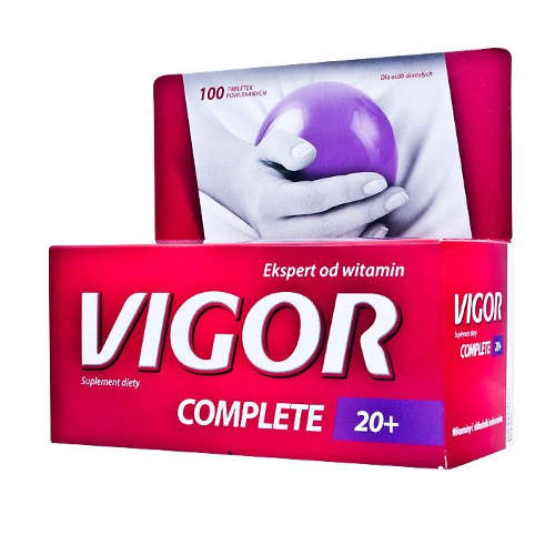 VIGOR COMPLETE 20+ - zestaw witamin, tabletki, 100 sztuk – opinie ...