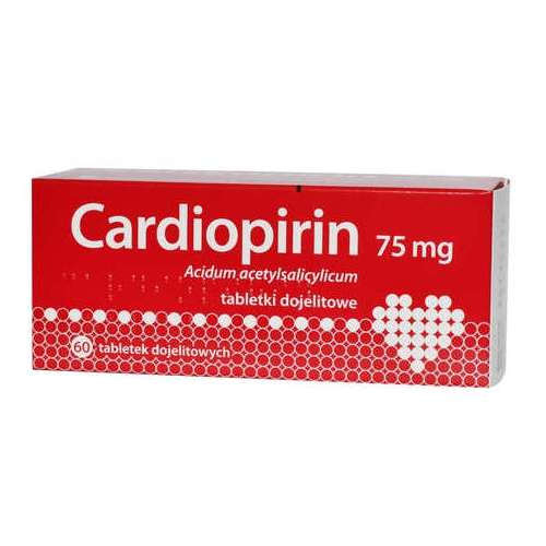 Cardiopirin 75 mg, 60 tabletek dojelitowych – opinie, skład i cena ️ ...