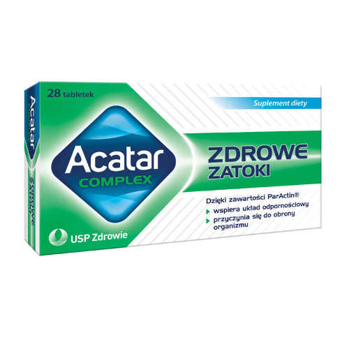 Acatar COMPLEX - zatoki i układ odpornościowy, tabletki, 28 sztuk ...